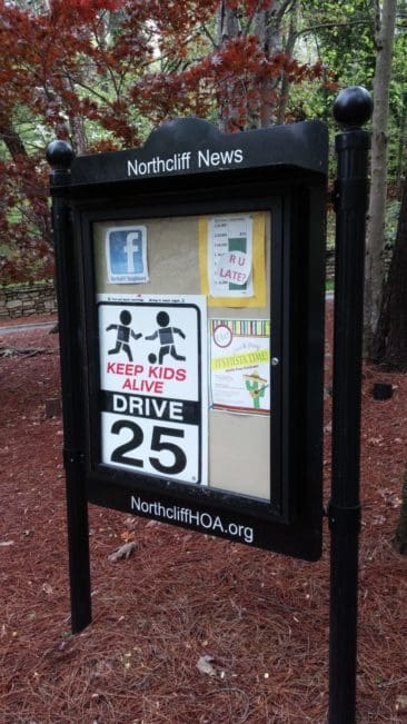 Photo Gallery of Outdoor Bulletin Boards - Message Boards