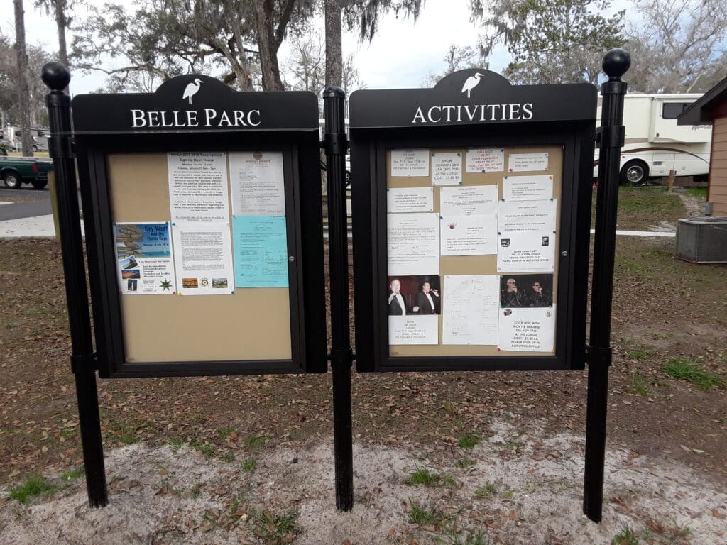 Outdoor Bulletin Boards & Message Boards